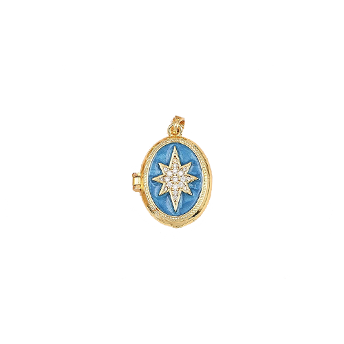 Blue Stellar Locket – True Lucia